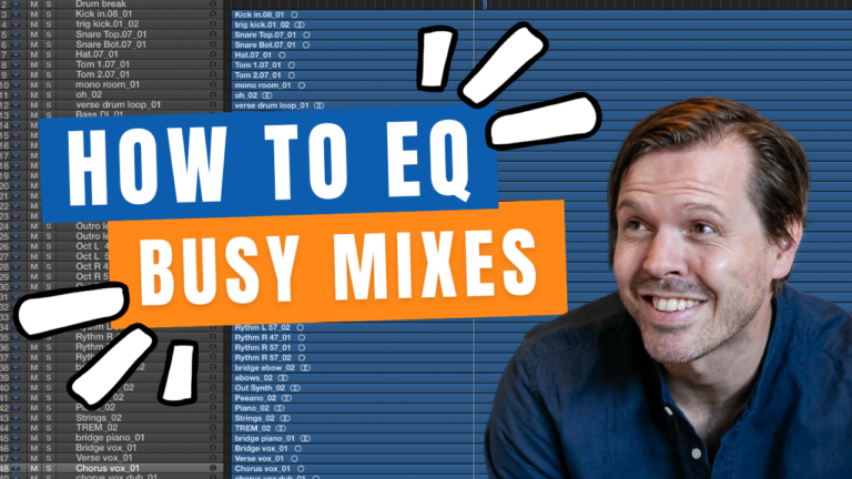 How To EQ All Your Tracks Together in a Busy Mix : Audio Issues